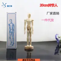 Wooden Joint Man Wooden Man Puppet Home Decoration 20cm Human Body ...